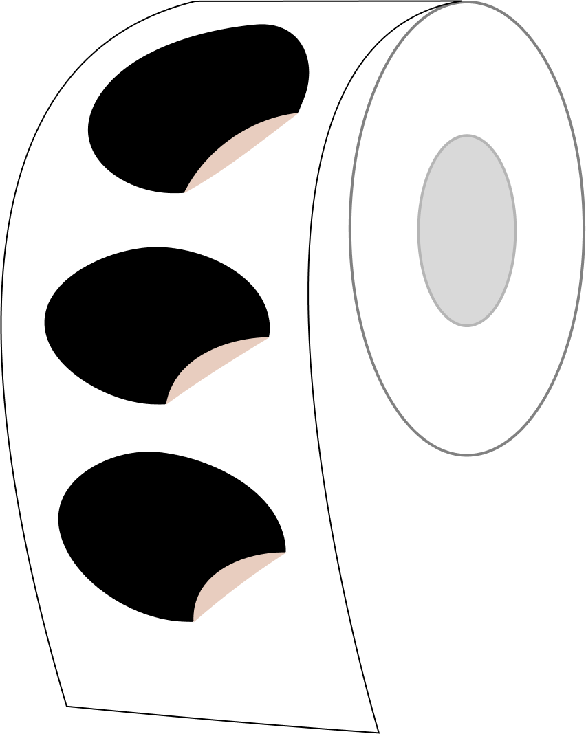 Oval Roll Labels – Sunshine Stickers