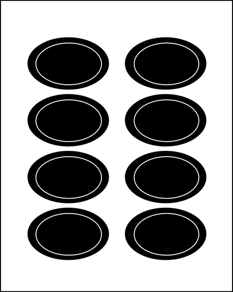 Oval Sheet Labels – Sunshine Stickers
