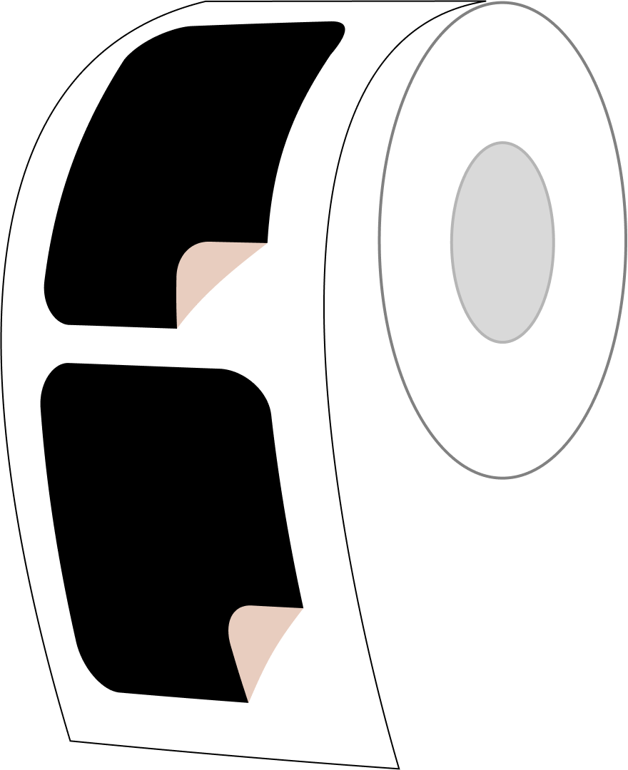 Rounded Corner Roll Labels – Sunshine Stickers