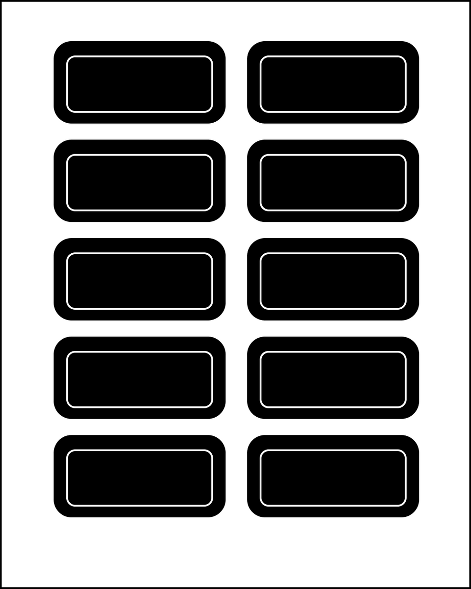 Rounded Corner Sheet Labels – Sunshine Stickers